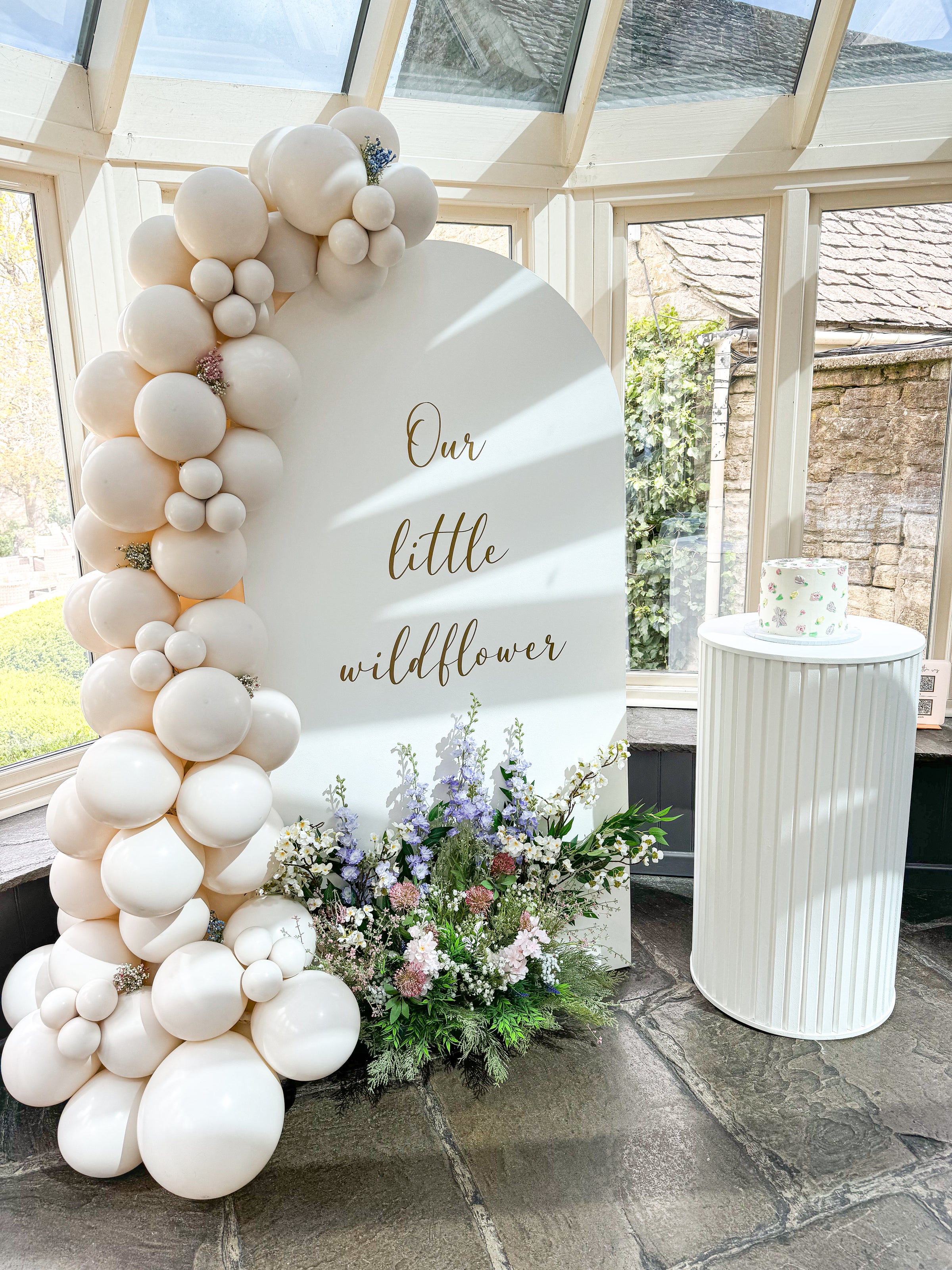 balloon board backdrop